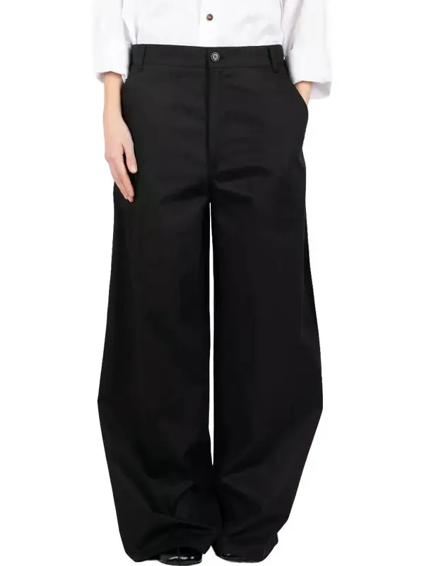 SOCIETE ANONYME Wide-leg Trousers - Black