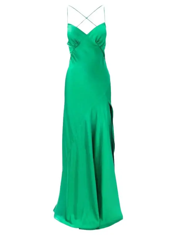 ROSERRY Seville Cross-straps Dress - Green