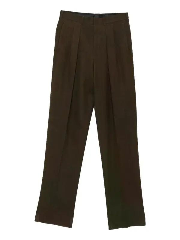 TOM FORD Pleated Trousers - Brown