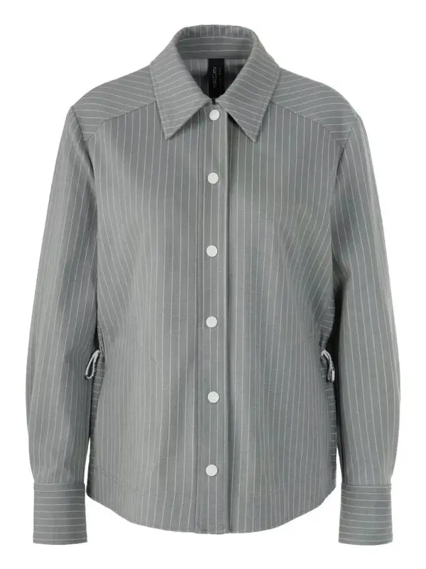 MARCCAIN Striped Shirt Jacket - Grey