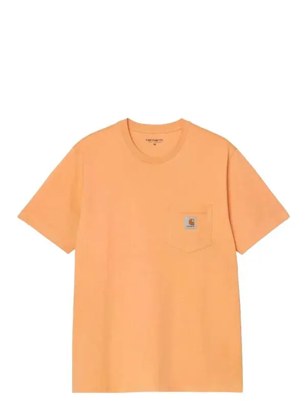 Carhartt Work In Progress Pocket Cotton T-shirt - Orange