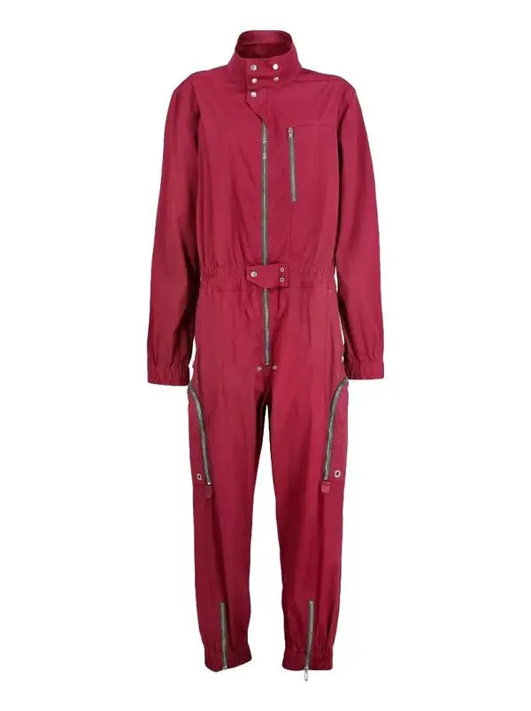 Rick Owens Zipped Jumpsuit - Red
