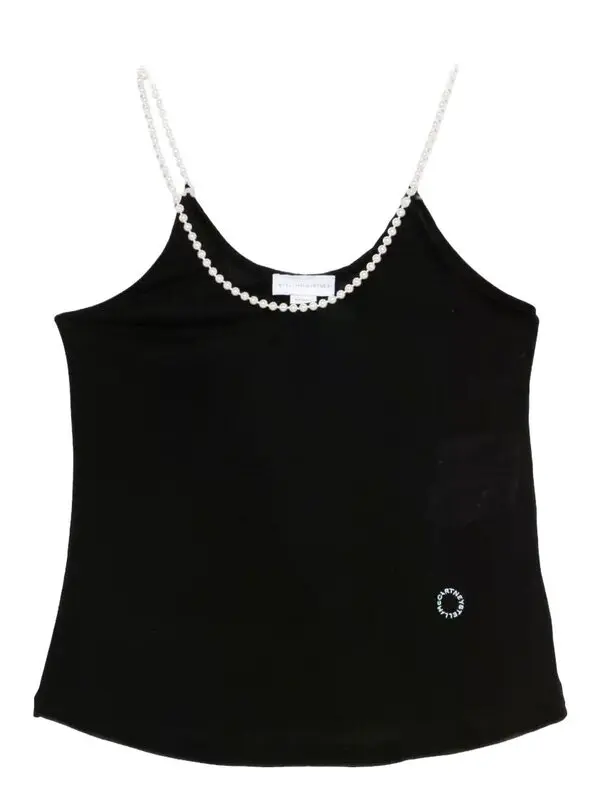 Stella McCartney Pearl-embellished Top - Black