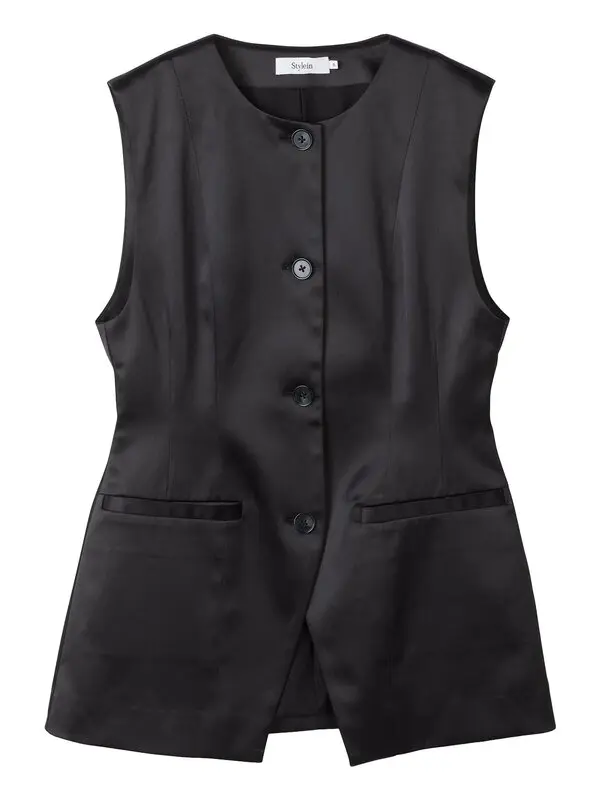 Stylein Balina Sculpted Vest - Black