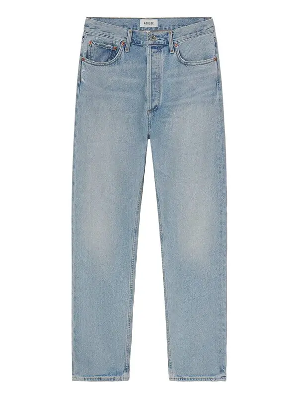 AGOLDE 90's Pinch High Waist Jeans - Light Blue Wash