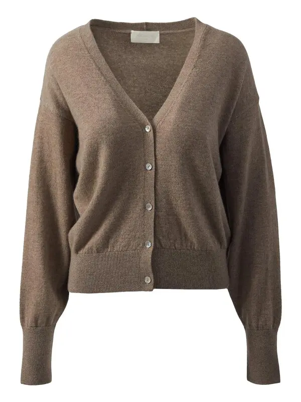 WAKAKUU Cardigan Harrow Cashmere - Sand