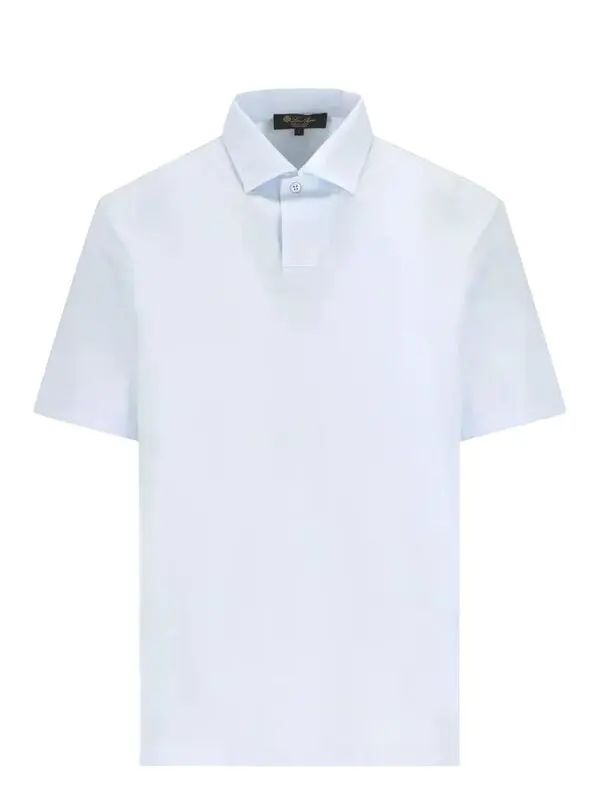 Loro Piana Cotton Polo Shirt - Blue