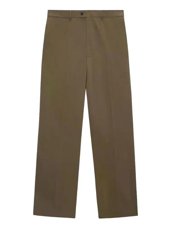 MSGM Wide-leg Trousers - Brown
