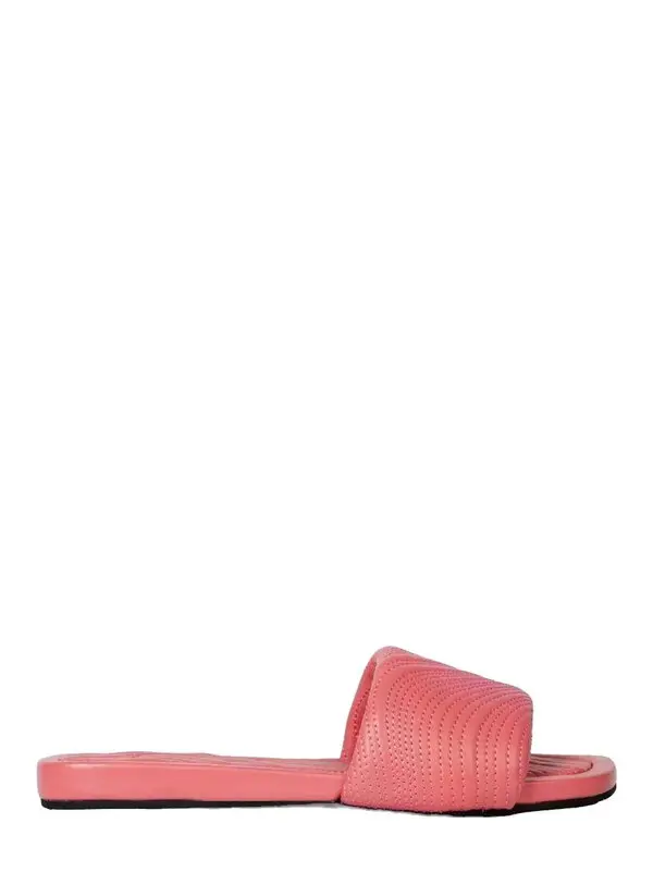 Paul Smith Laurel Swirl Quilted Flat Sandals - Pink
