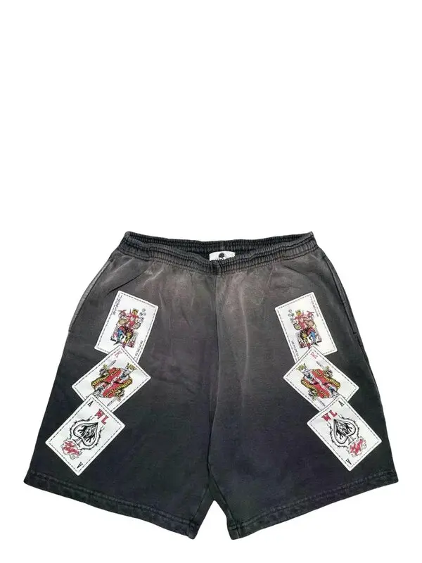 WARREN LOTAS Playing Cards Track Shorts - Grey