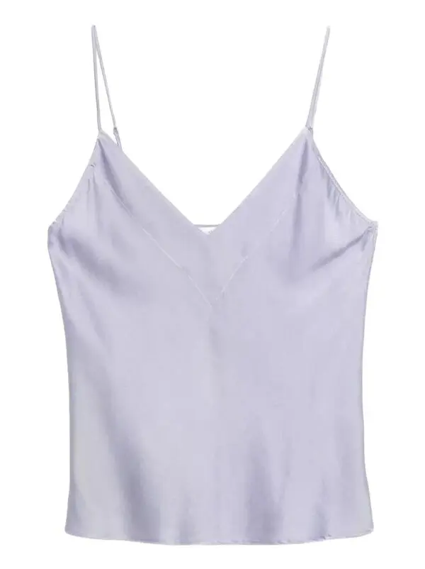 FORTE_FORTE V-neck Blouse - Purple