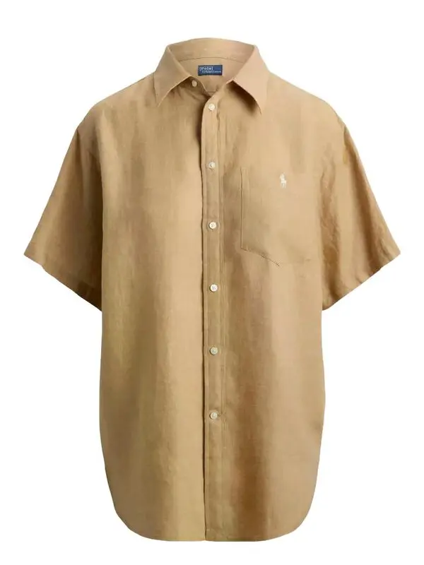 Polo Ralph Lauren Patch-pocket Linen Shirt - Neutrals