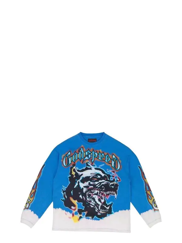 GODSPEED Off The Leash Graphic Sweatshirt - Blue