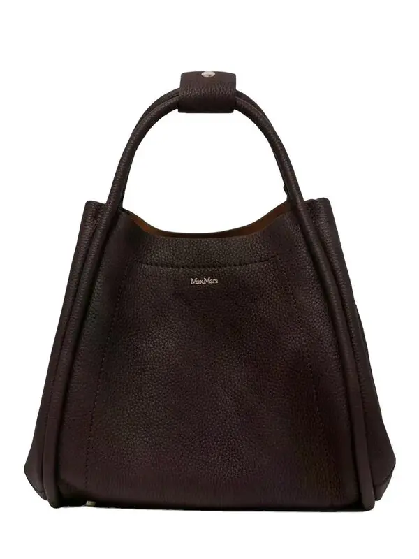 Max Mara Textured Tote Bag - Brown