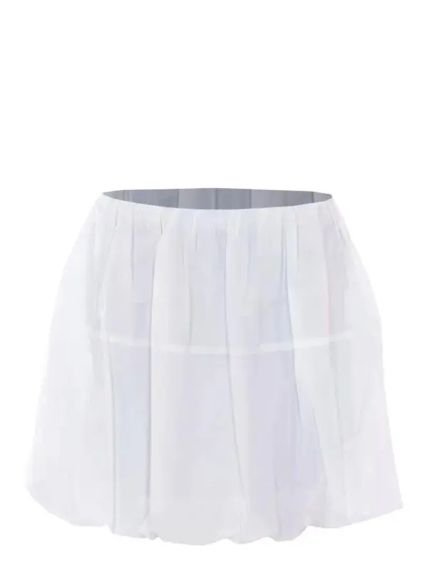 ELEH Mini Ruffled Skirt - White
