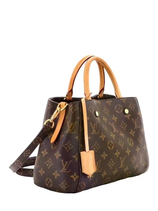 LOUIS VUITTON Montaigne Handbag Monogram Canvas Bb - Brown