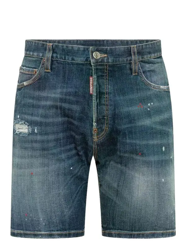 Dsquared2 Five-pocket Denim Shorts - Blue
