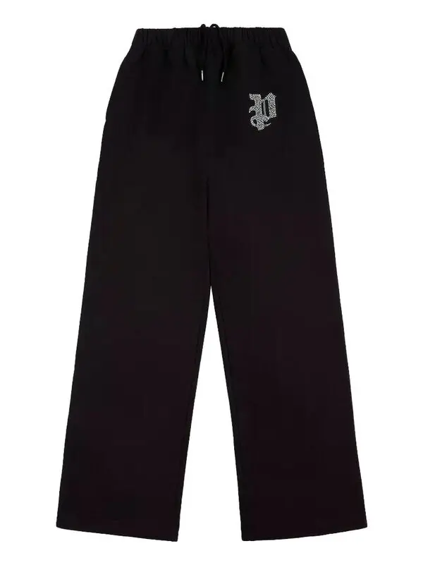 PURPLE BRAND Logo Sweatpants - Black