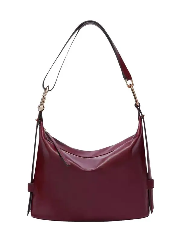 Furla Nuvola M Geometric-lines Shoulder Bag - Red