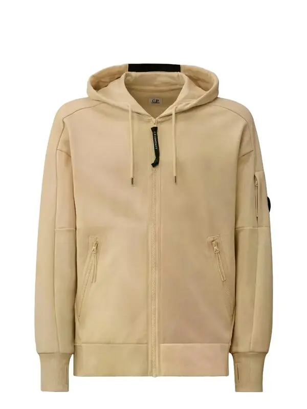C.P. COMPANY Zip-fastening Hoodie - Neutrals