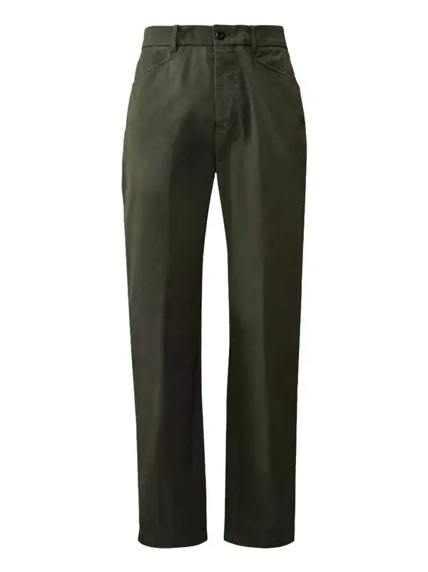 C.P. COMPANY Logo-patch Trousers - Green