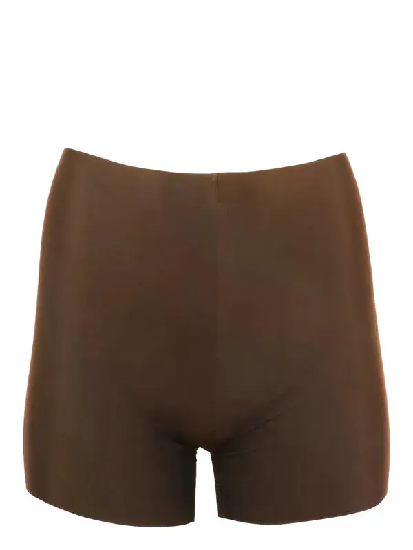 Fleur Du Mal Le Stretch Micro Seam-free Shorts - Brown