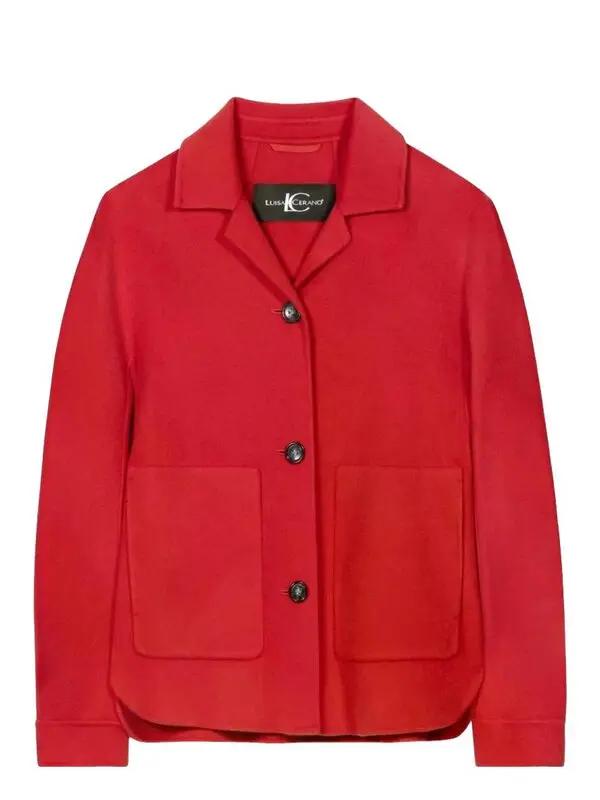 LUISA CERANO Double-faced Jacket - Red
