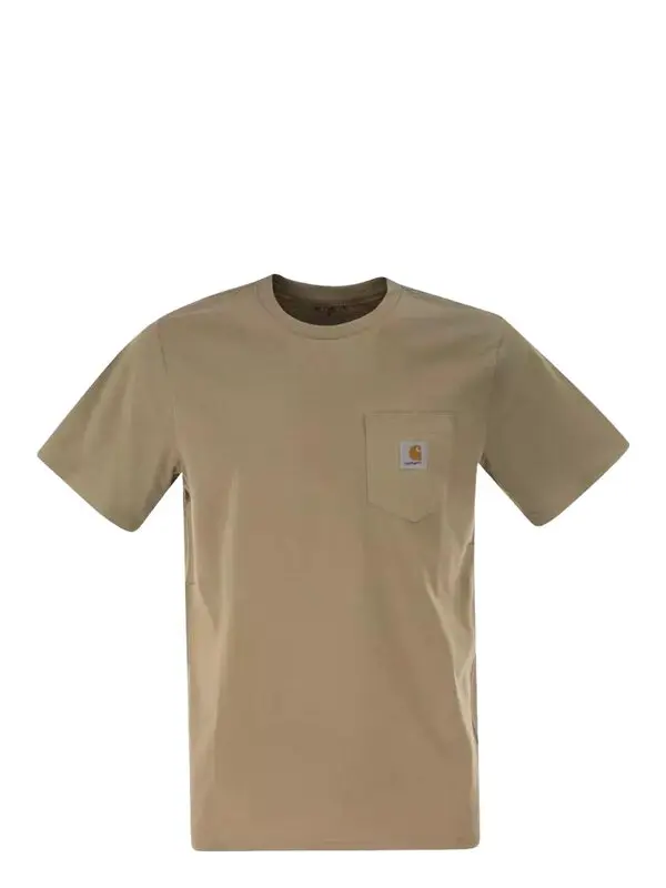 Carhartt Work In Progress Short-sleeve Pocket T-shirt - Neutrals