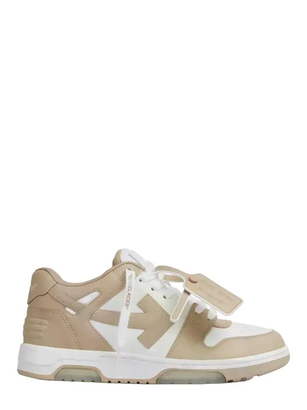 Off-White Out Of Office Leather Sneakers - Neutrals