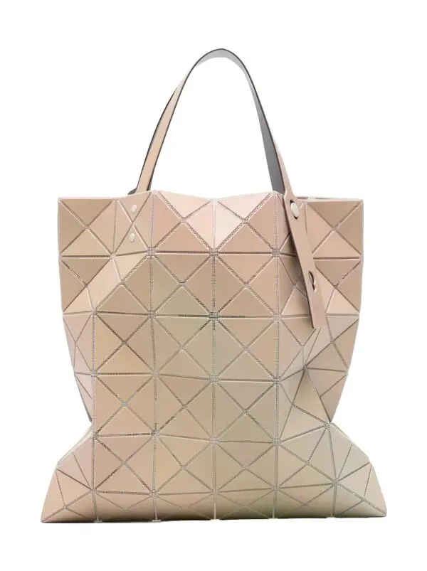 Issey Miyake Lucent Geometric-paneled Tote - Neutrals