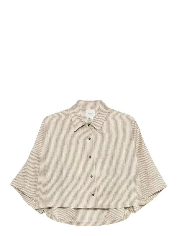 ALYSI Striped Blouse - Neutrals
