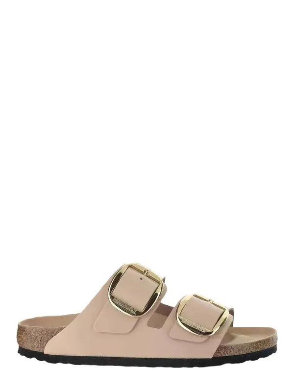 BIRKENSTOCK Leather Slippers - Neutrals