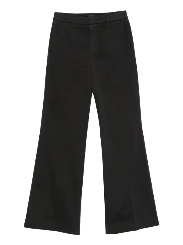 DONDUP Janice Flared Trousers - Black