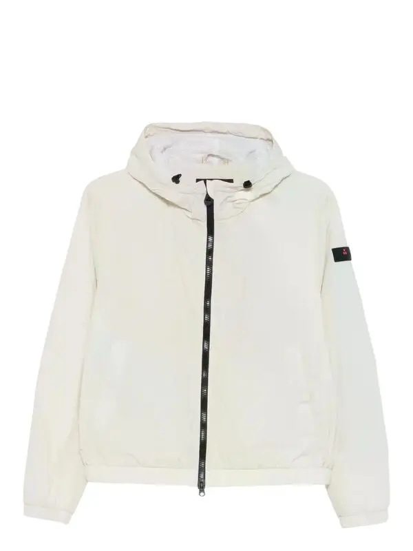 Peuterey Hooded Zip-up Jacket - White
