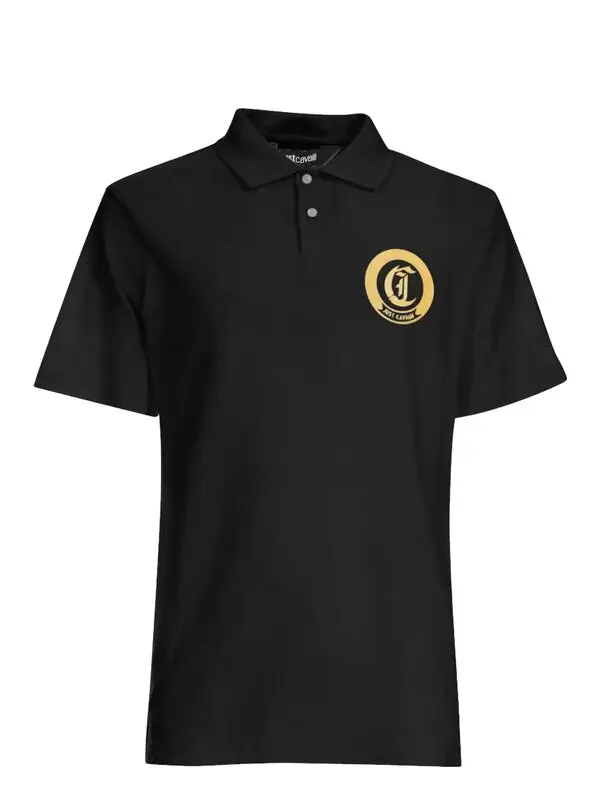 Just Cavalli Short-sleeve Polo Shirt - Black