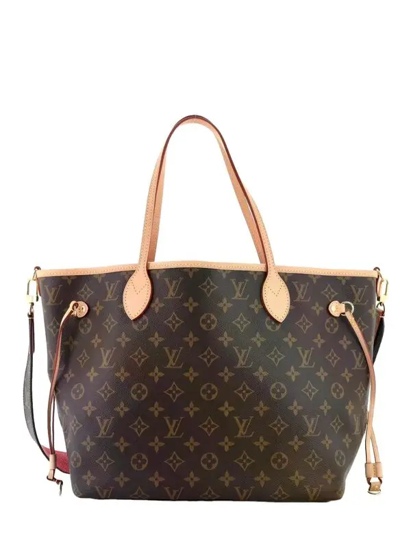 LOUIS VUITTON Neverfull Bandouliere Mm Tote Bag - Brown