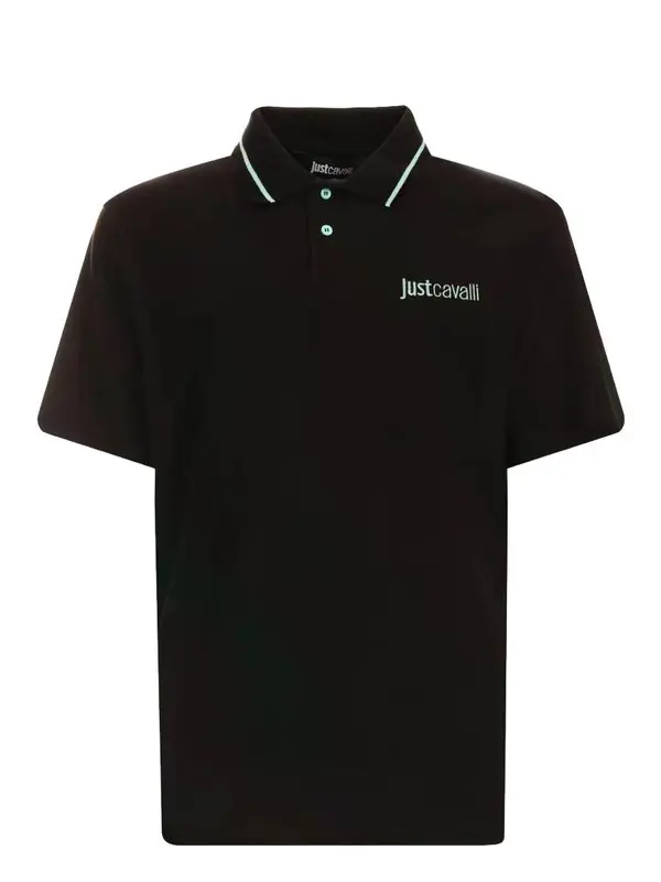 Just Cavalli Short-sleeve Polo Shirt - Black