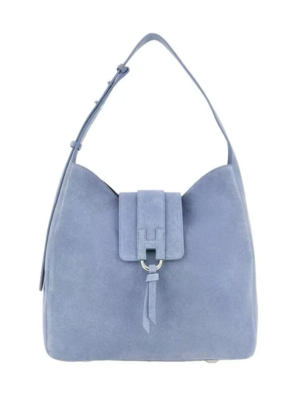 Hogan Logo-buckle Shoulder Bag - Blue