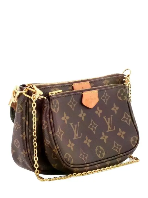 LOUIS VUITTON Multi Pochette Accessoires Monogram Canvas Crossbody Bag - Brown