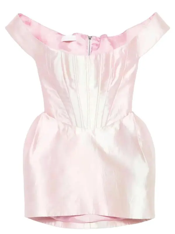 M.MARQUISE Off-shoulder Corset Mini Dress - Pink