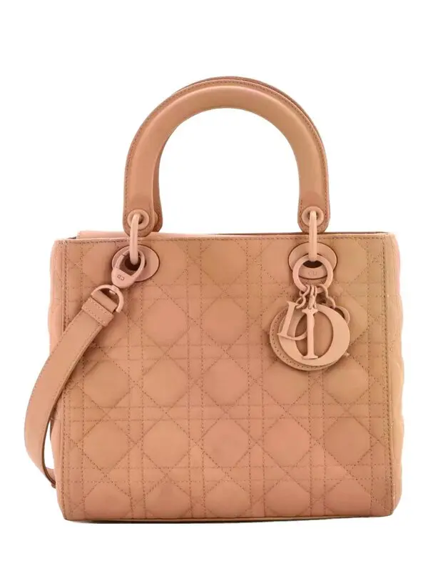 Dior Ultra Matte Lady Medium Satchel - Neutrals