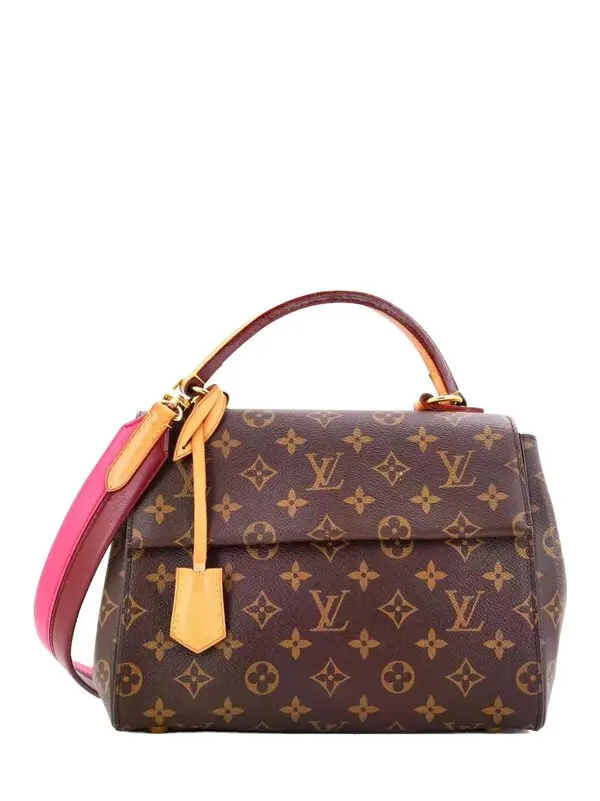 LOUIS VUITTON Cluny Top Handle Bb Satchel Monogram - Brown