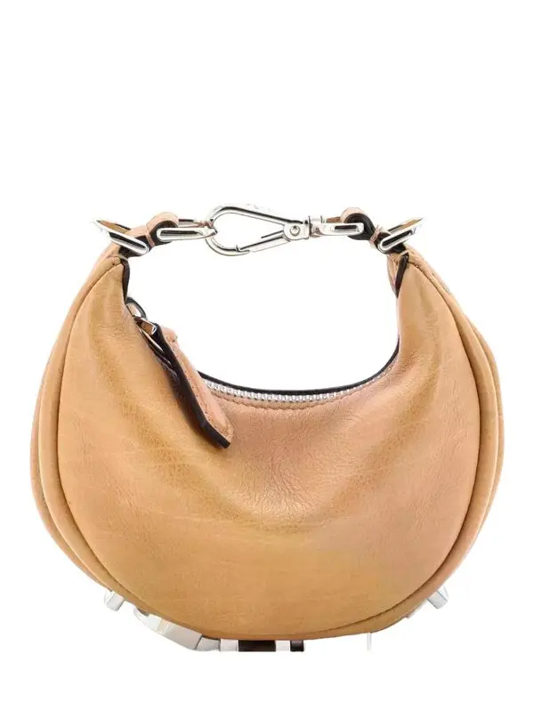 Fendi Graphy Bag Leather Nano Hobo Bag - Brown