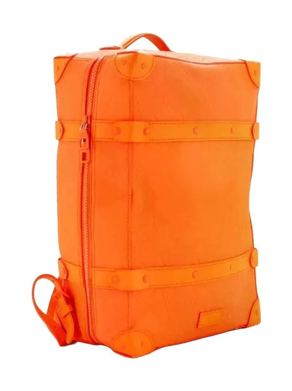 LOUIS VUITTON Soft Trunk Monogram Taurillon Leather Pm Backpack - Orange