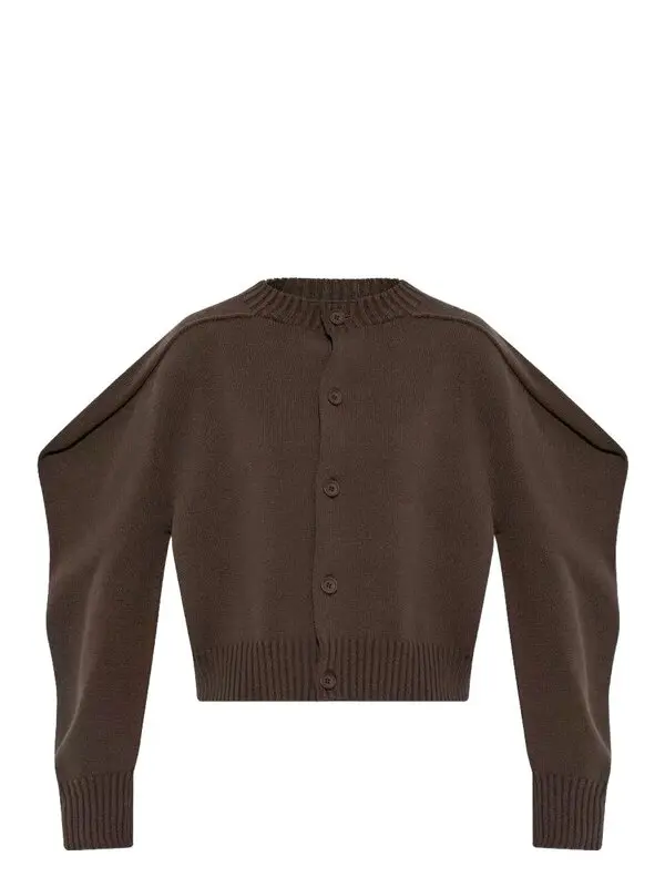 Issey Miyake Buttoned Knitwear - Brown