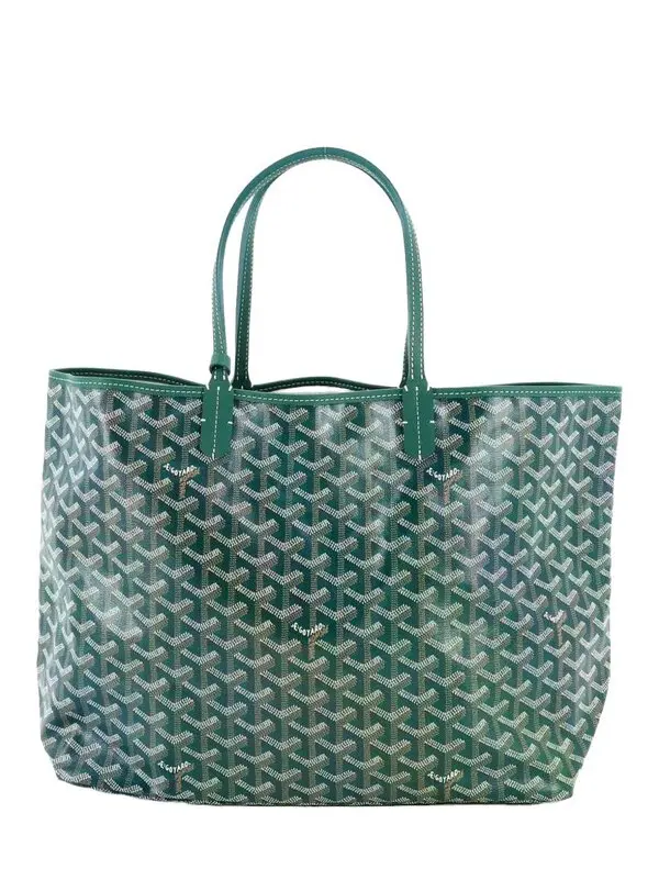 Goyard Saint Louis Coated Canvas Pm Tote Bag - Green