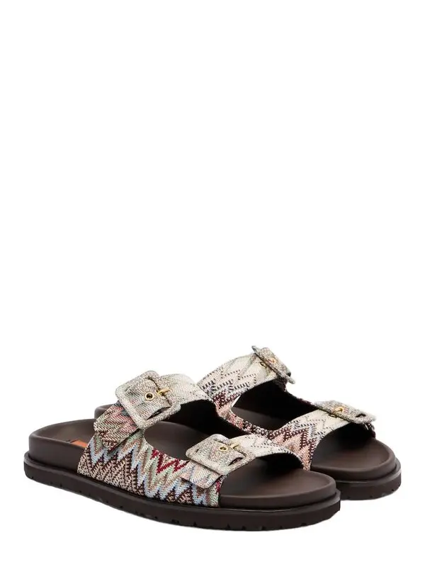 Missoni Clea Zigzag Sandals - Multicoloured
