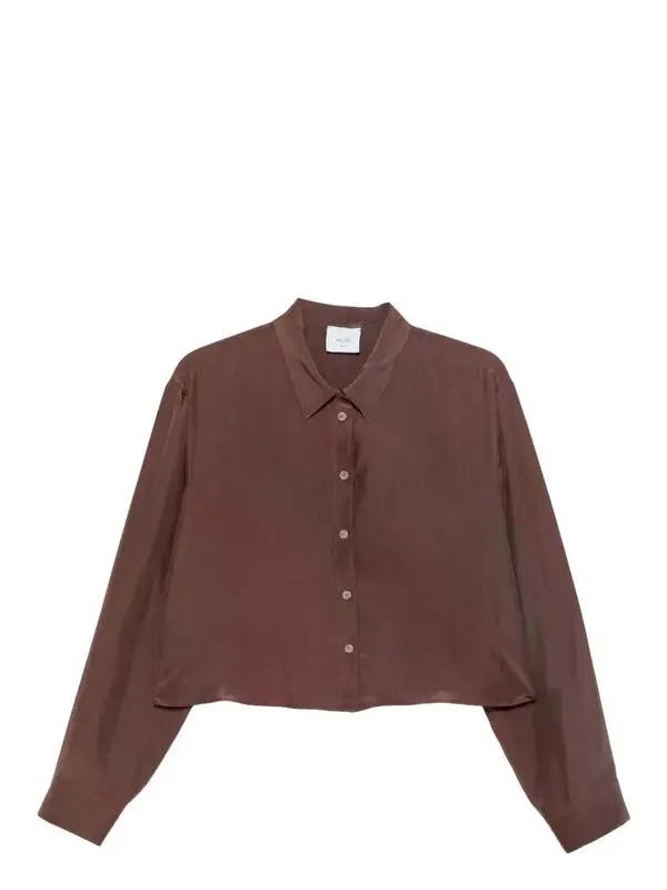 ALYSI Buttoned Shirt - Brown