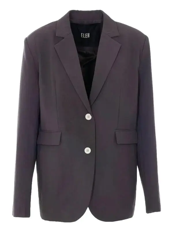 ELEH V-neck Blazer - Purple