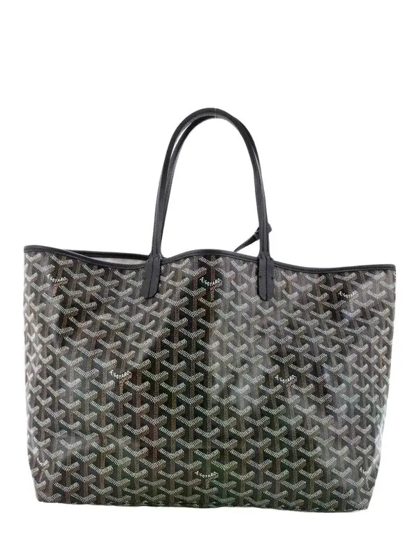 Goyard Saint Louis Coated Canvas Pm Tote Bag - Black